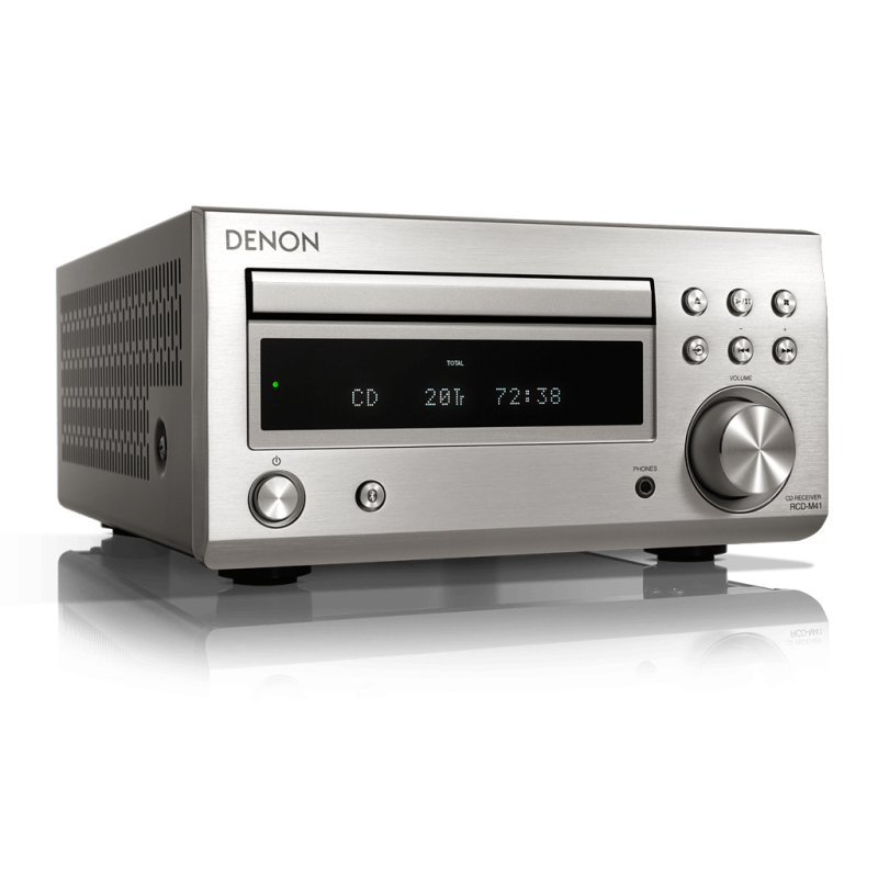 DENON DM41 PLATA/CHERRY – Elcom Santiago